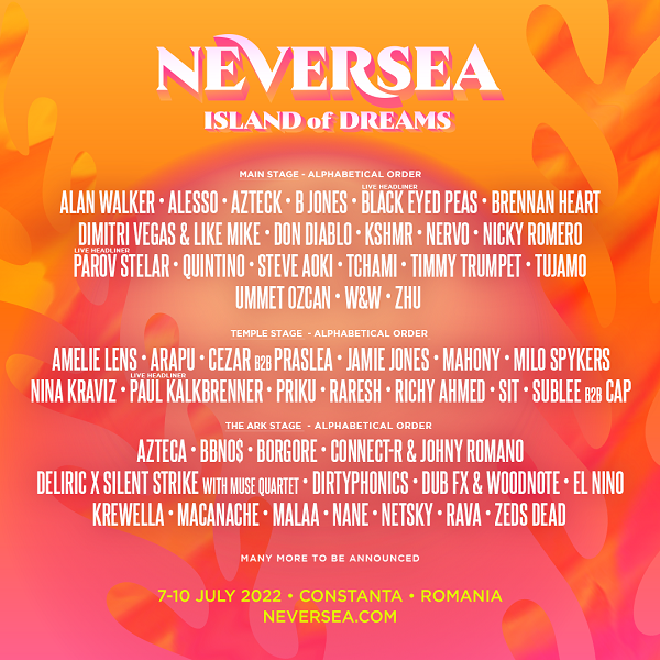 Nouvelle vague de noms pour le Neversea Festival