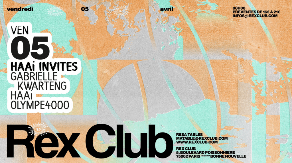HAAi lance sa résidence au Rex Club ce vendredi