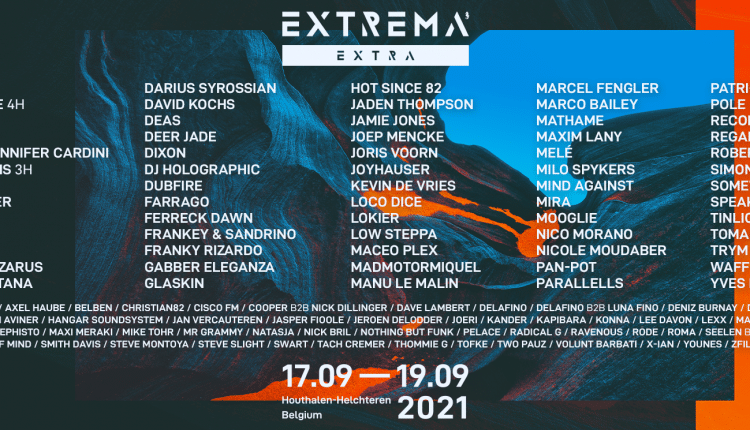 L'Extrema Outdoor Belgium dévoile son incroyable line-up underground ...